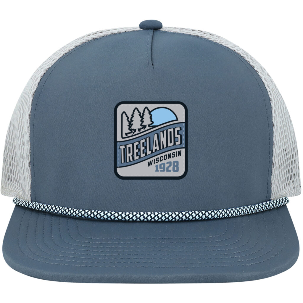 *Sale Item* Front Nine 2-in-1 Flex Brim- Sea Blue/Silver - Treeland Resorts
